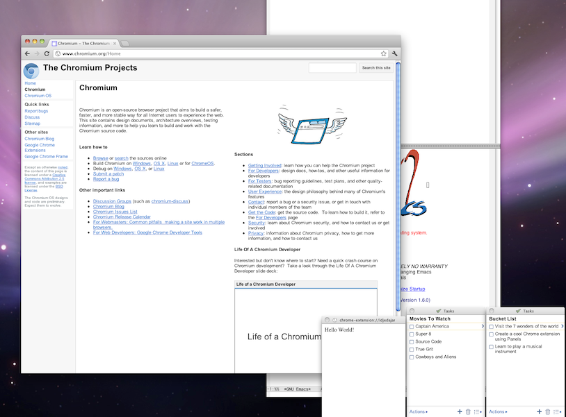 Panels - The Chromium Projects