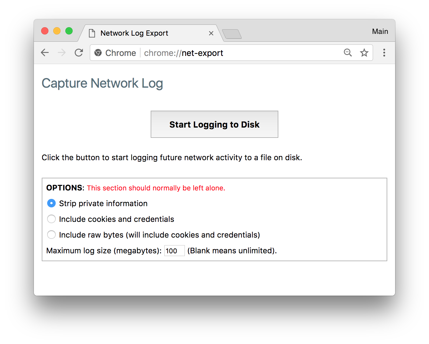 How to capture a NetLog dump - The Chromium Projects